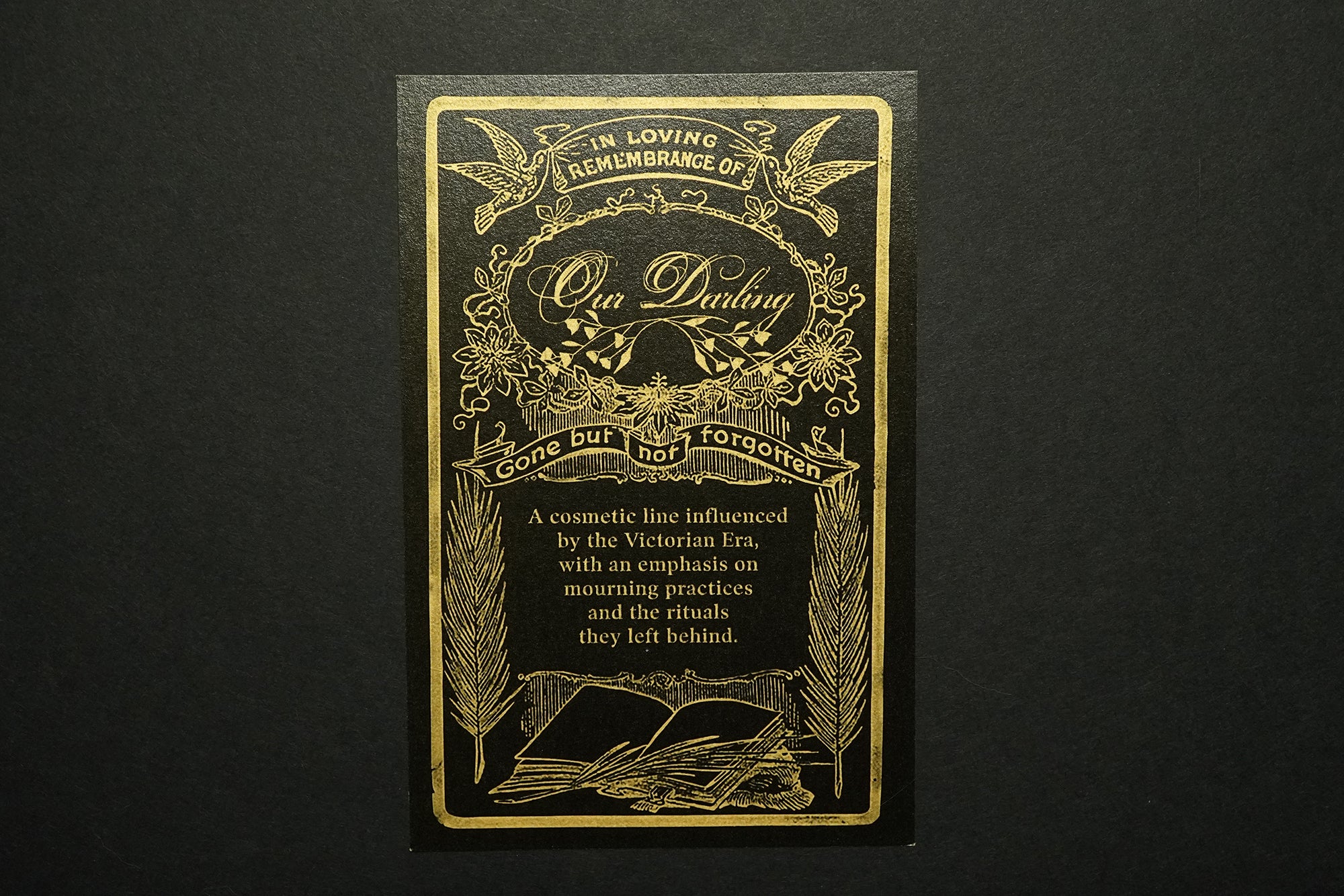 Our Darling Memorial Funeral Card